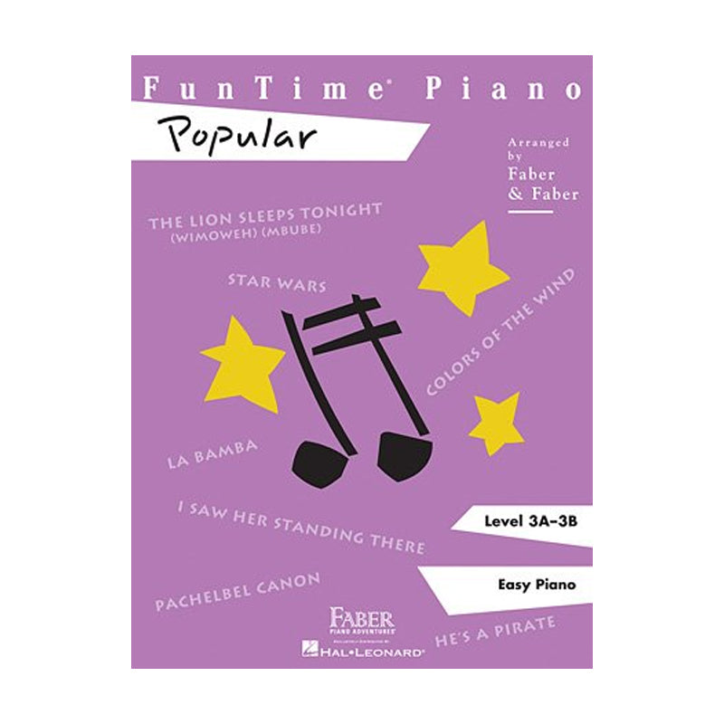 FunTime Piano Popular Level 3A-3B | Faber Piano Adventures Book – Teton ...