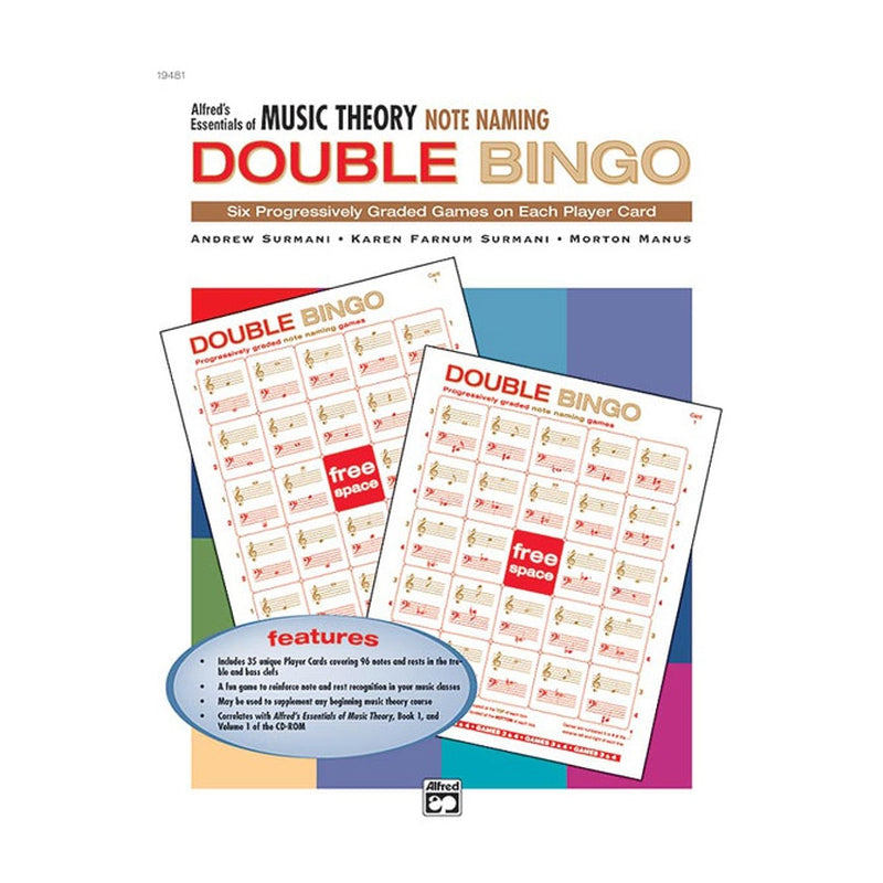 Essentials Of Music Theory Bingo Note-Naming/Game | Alfred Music ...