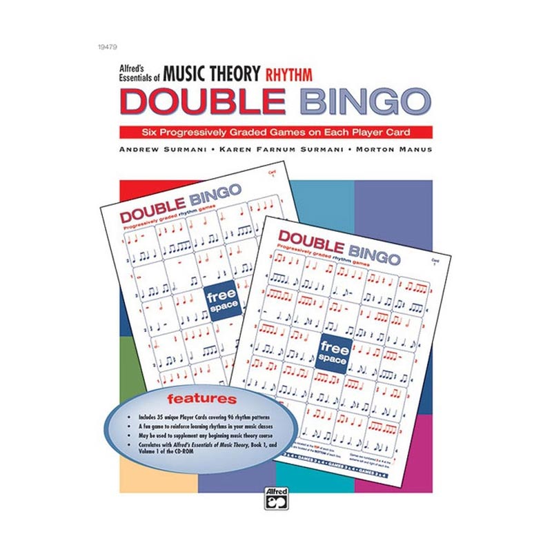 Alfred's Essentials of Music Theory: Double Bingo Game - Rhythm – Teton ...