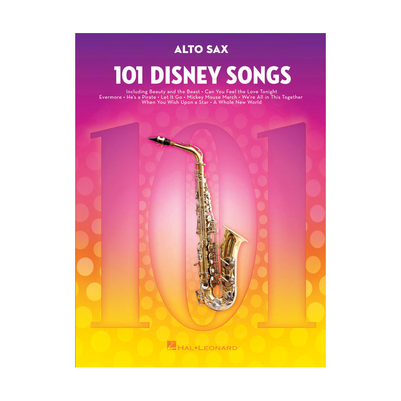 101 Disney Songs for Alto Sax Sheet Music Book | Teton Music