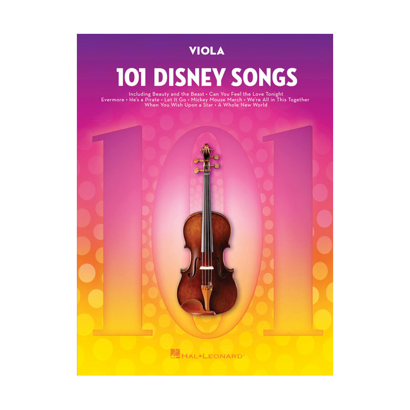 101 Disney Songs for Viola Sheet Music | Solos from Hal Leonard – Teton ...