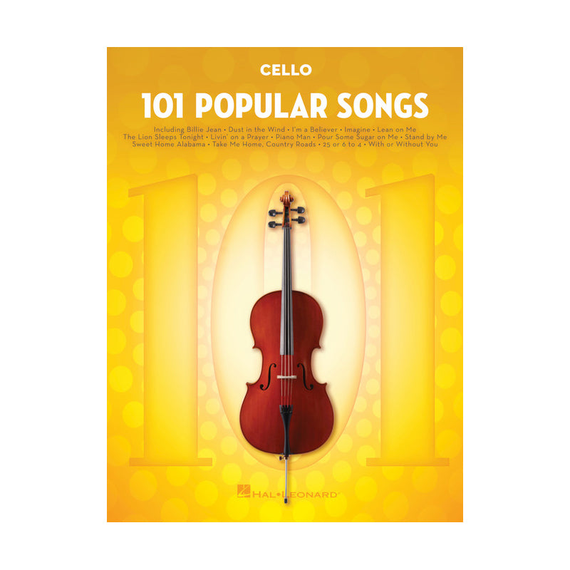 101 Popular Songs for Cello Sheet Music | Hal Leonard & Teton Music