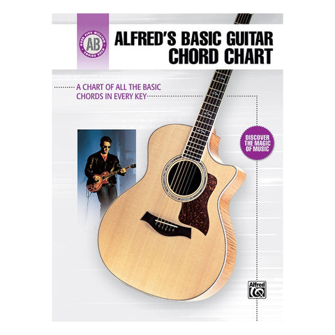Alfred's Basic Guitar Music Chord Chart | Learn to Play Guitar – Teton ...