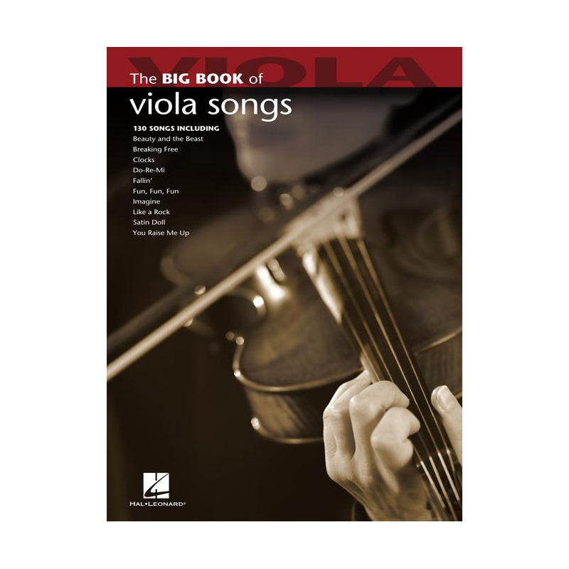 Big Book of Viola Sheet Music | 130 Pop Songs from Hal Leonard – Teton ...