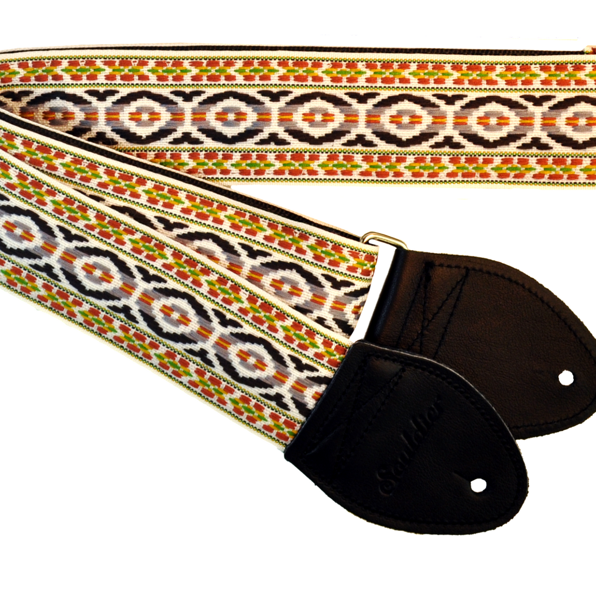 Bohemian Gray 2" Guitar Strap | Handmade by Souldier – Teton Music ...