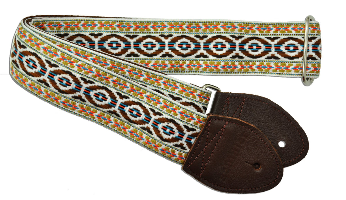 Bohemian Natural 2" Guitar Strap | Handmade Designs by Souldier – Teton ...