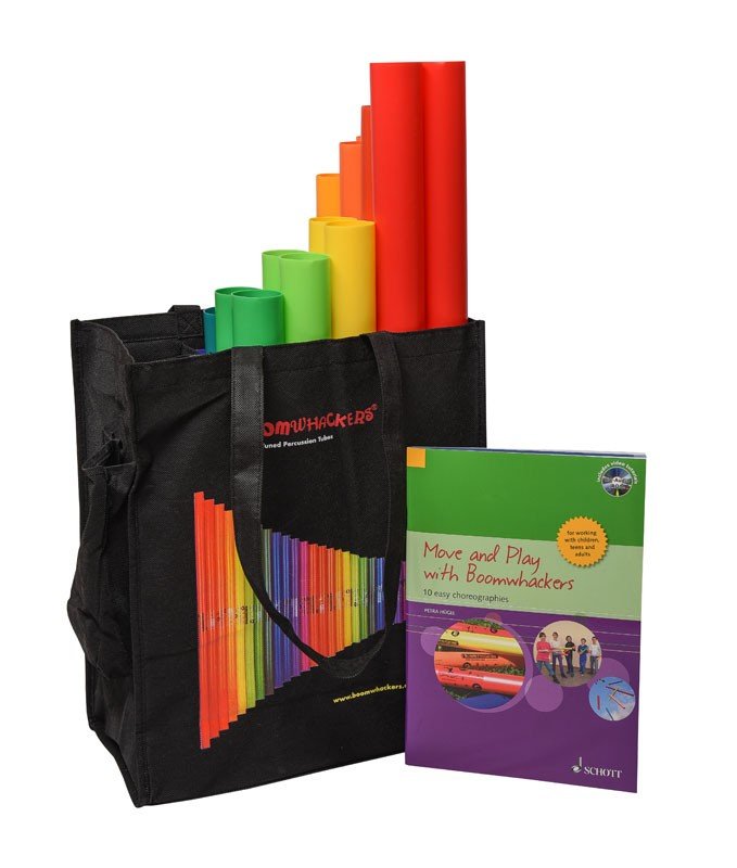 Boomwhackers Move & Play Set with Bag | Starter Kit | Teton Music ...