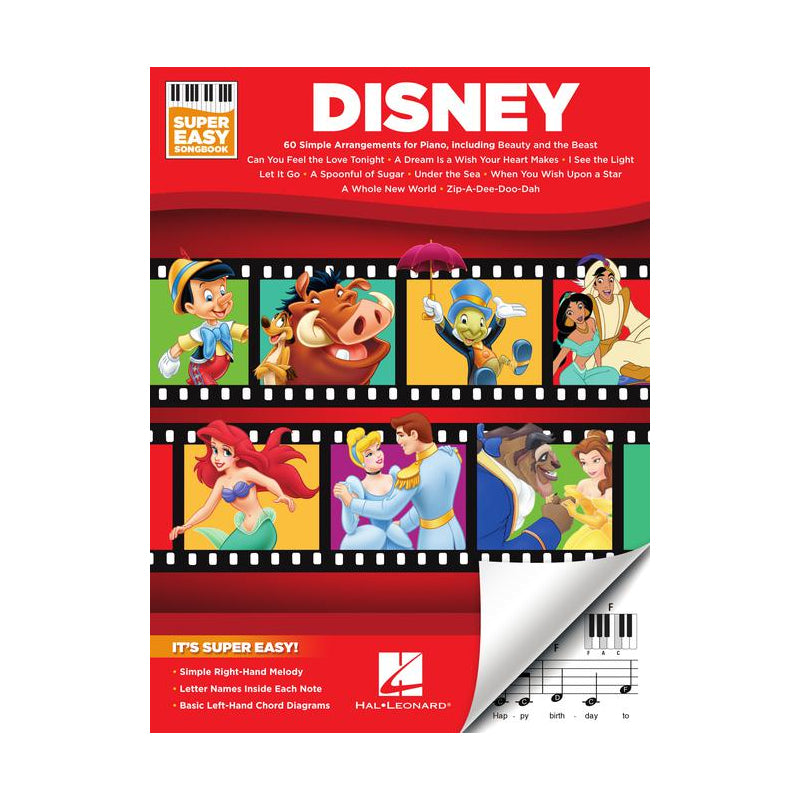 Disney - Super Easy Songbook | Piano Sheet Music – Teton Music | Pianos ...