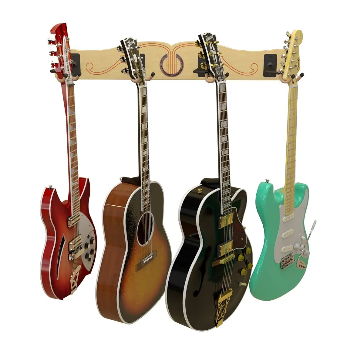 The Pro-File™ Wall Mounted Multi Guitar Hanger | Teton Music – Teton ...