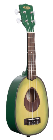 Kala Novelty Series "Guacele" Soprano | Avocado Shaped Uke – Teton ...