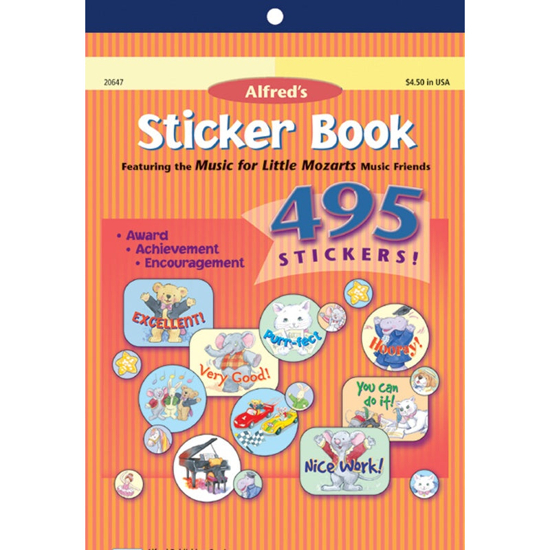 Music For Little Mozarts: Sticker Book – Teton Music