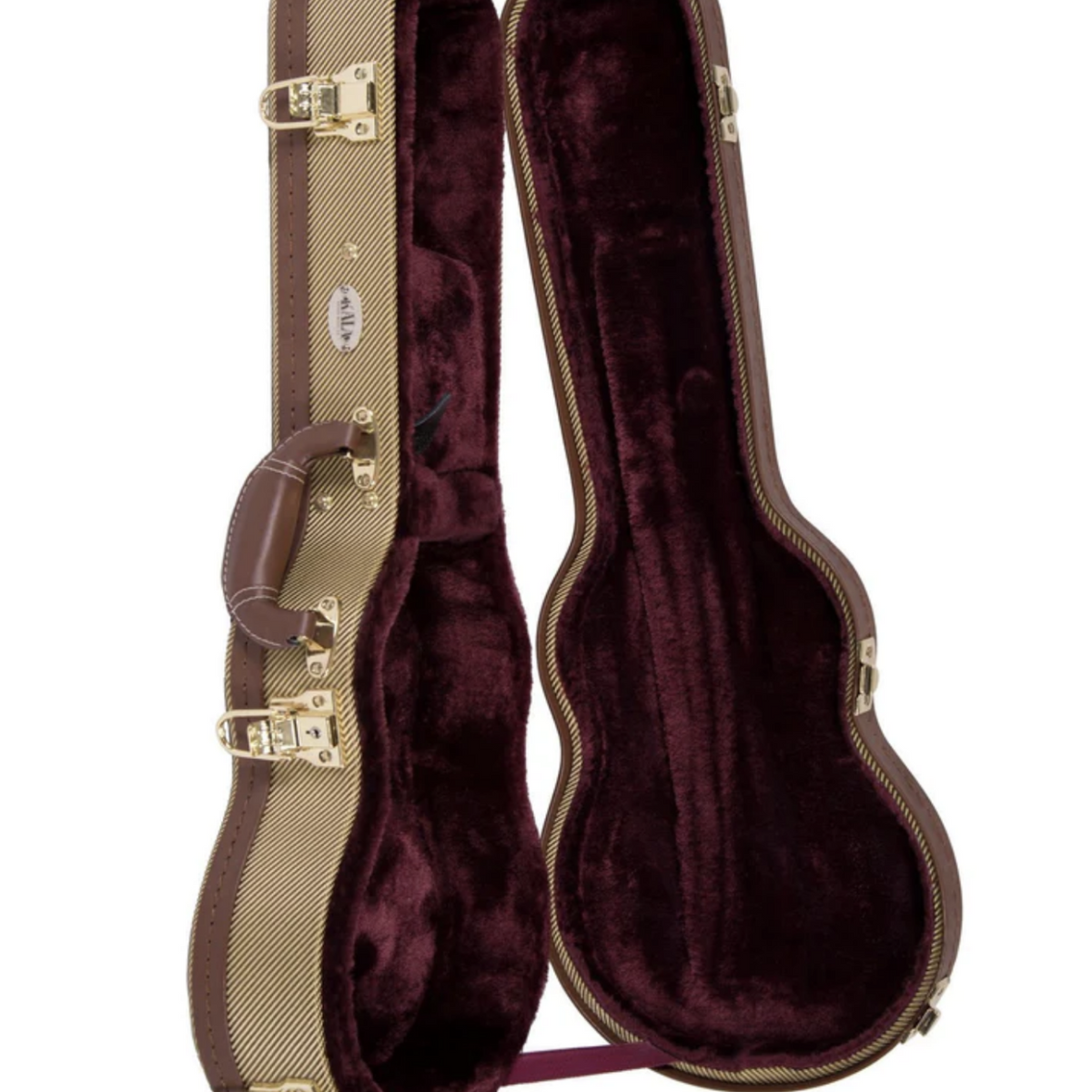 Olive Tweed Archtop Hard Case | Kala Brand Ukulele | Teton Music ...